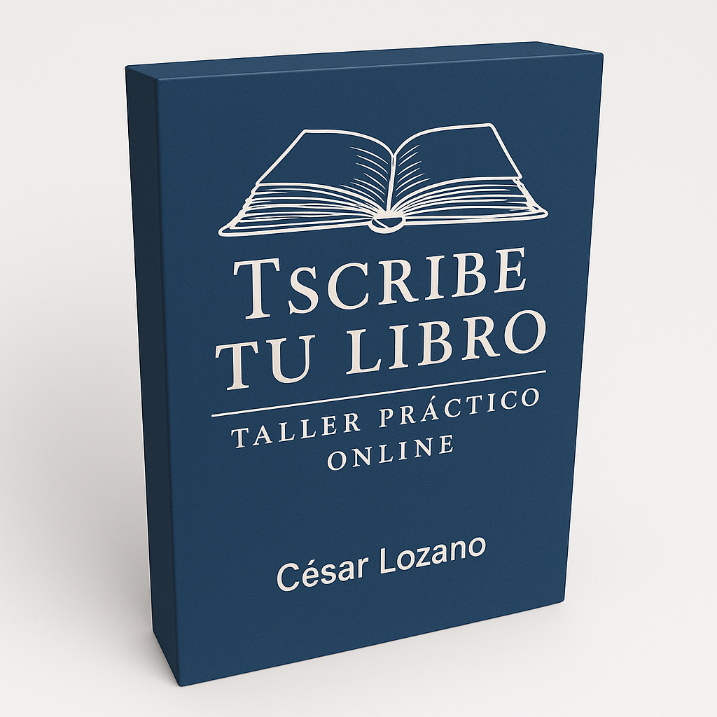 Taller Escribe tu Libro - César Lozano | Cursos Lux