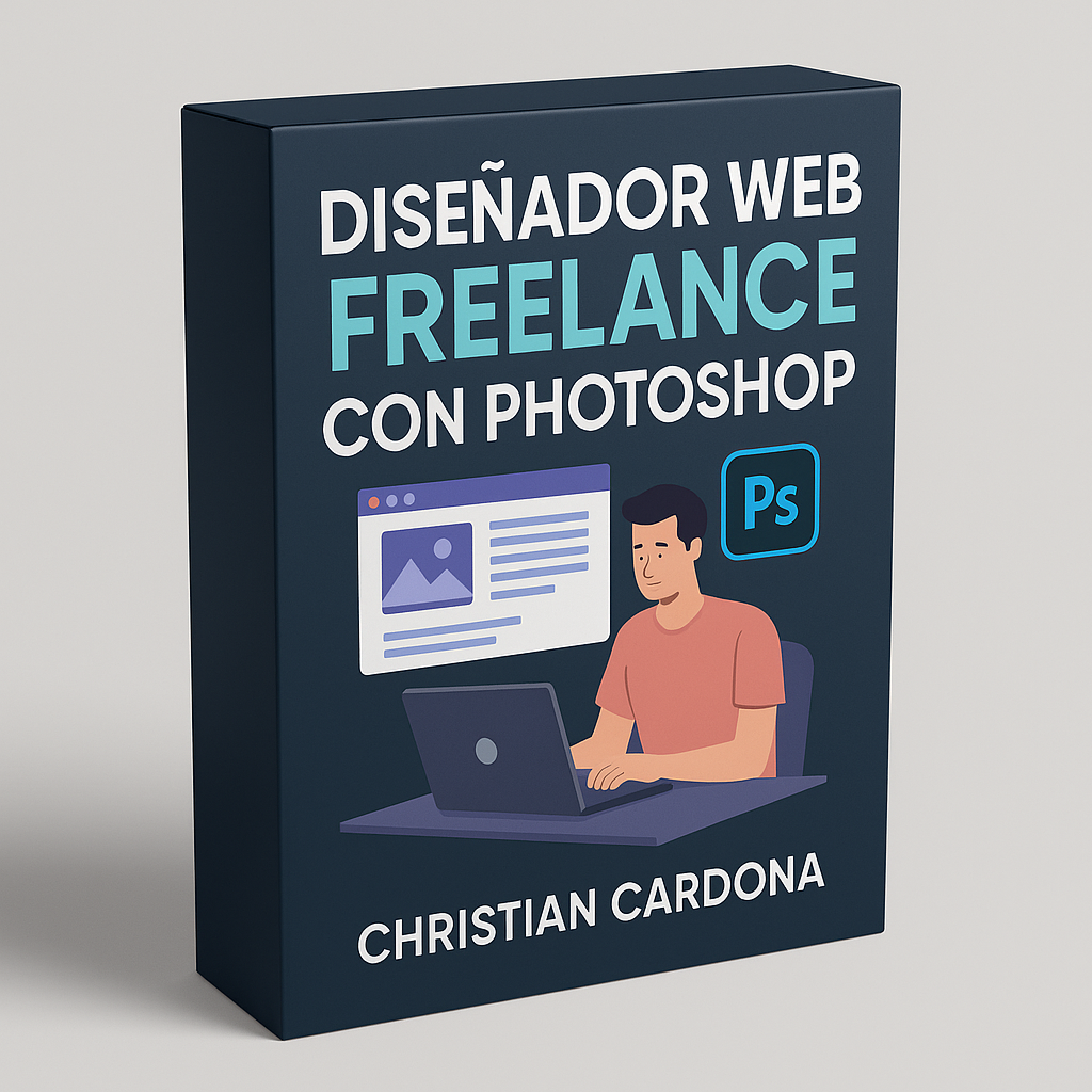 Diseñador web freelance con Photoshop - Christian Cardona | Cursos Lux